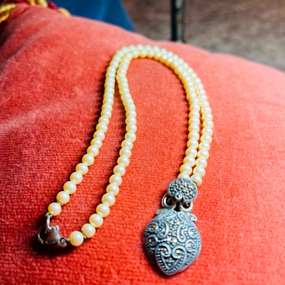 Judith Jack | Jewelry | Cleaning Closet Price Drop Judith Jack Pearl ...